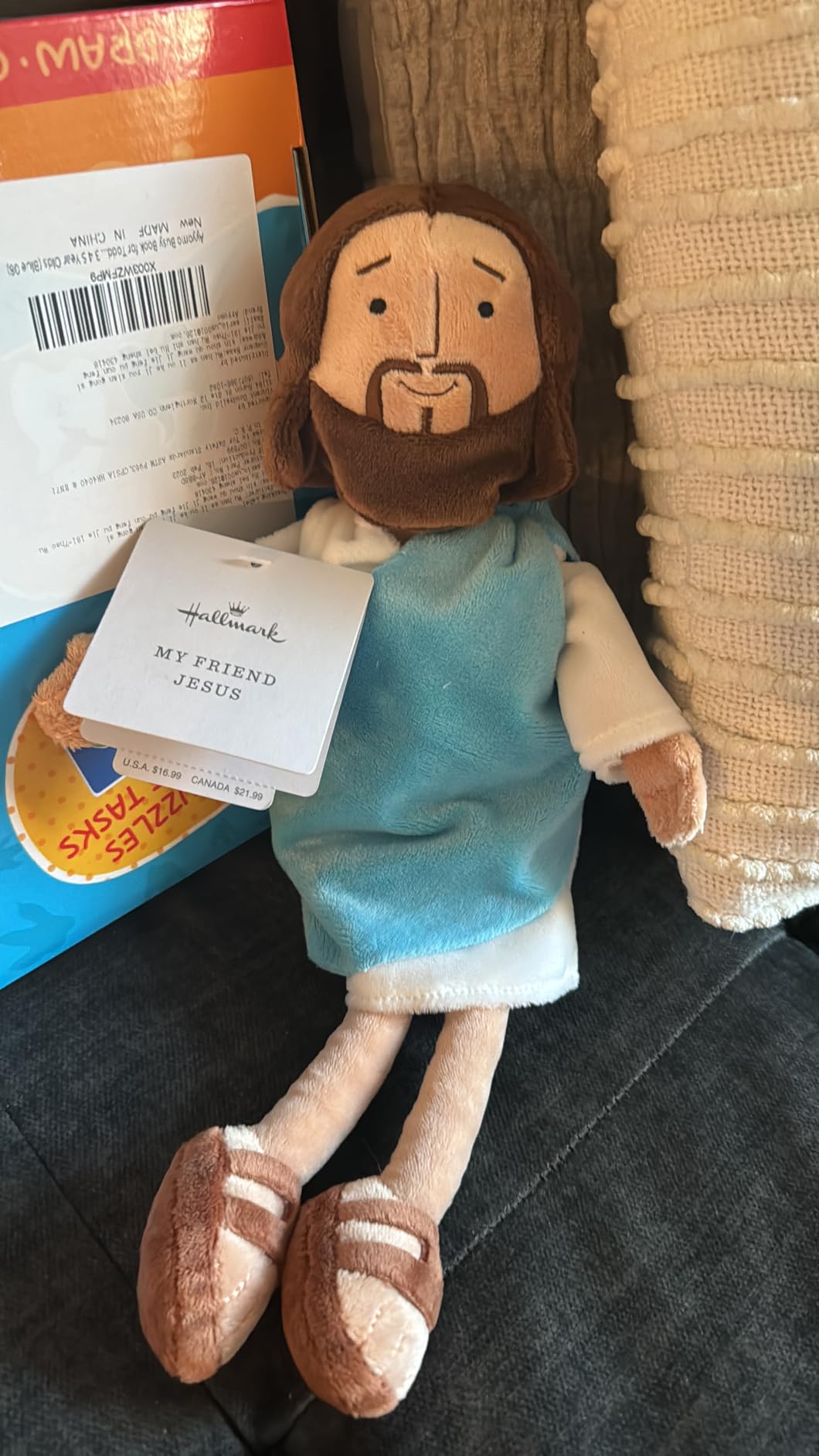 Amazon.com: Hallmark My Friend Jesus Stuffed Doll, 13" : Toys & Games