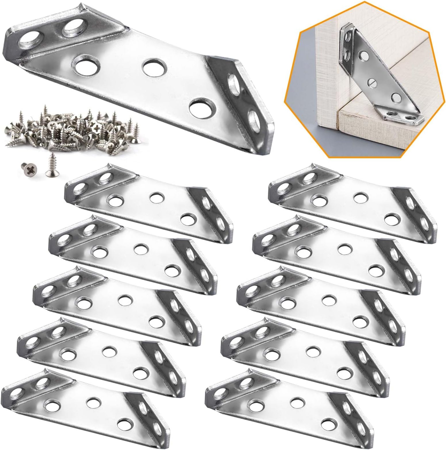 Amazon.com: ZAXPHUMAX Universal Stainless Steel Furniture Corner ...