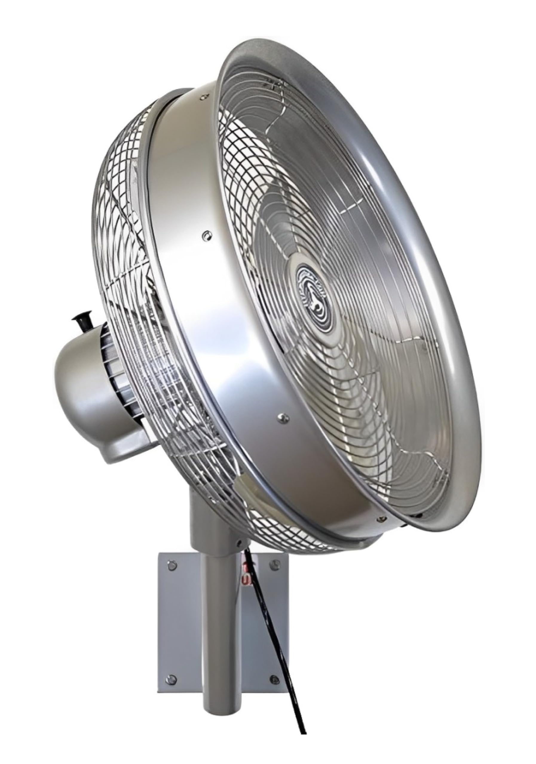 Snapklik.com : Hydromist Oscillating Wall Mounted Outdoor-Rated Fan, 3 ...
