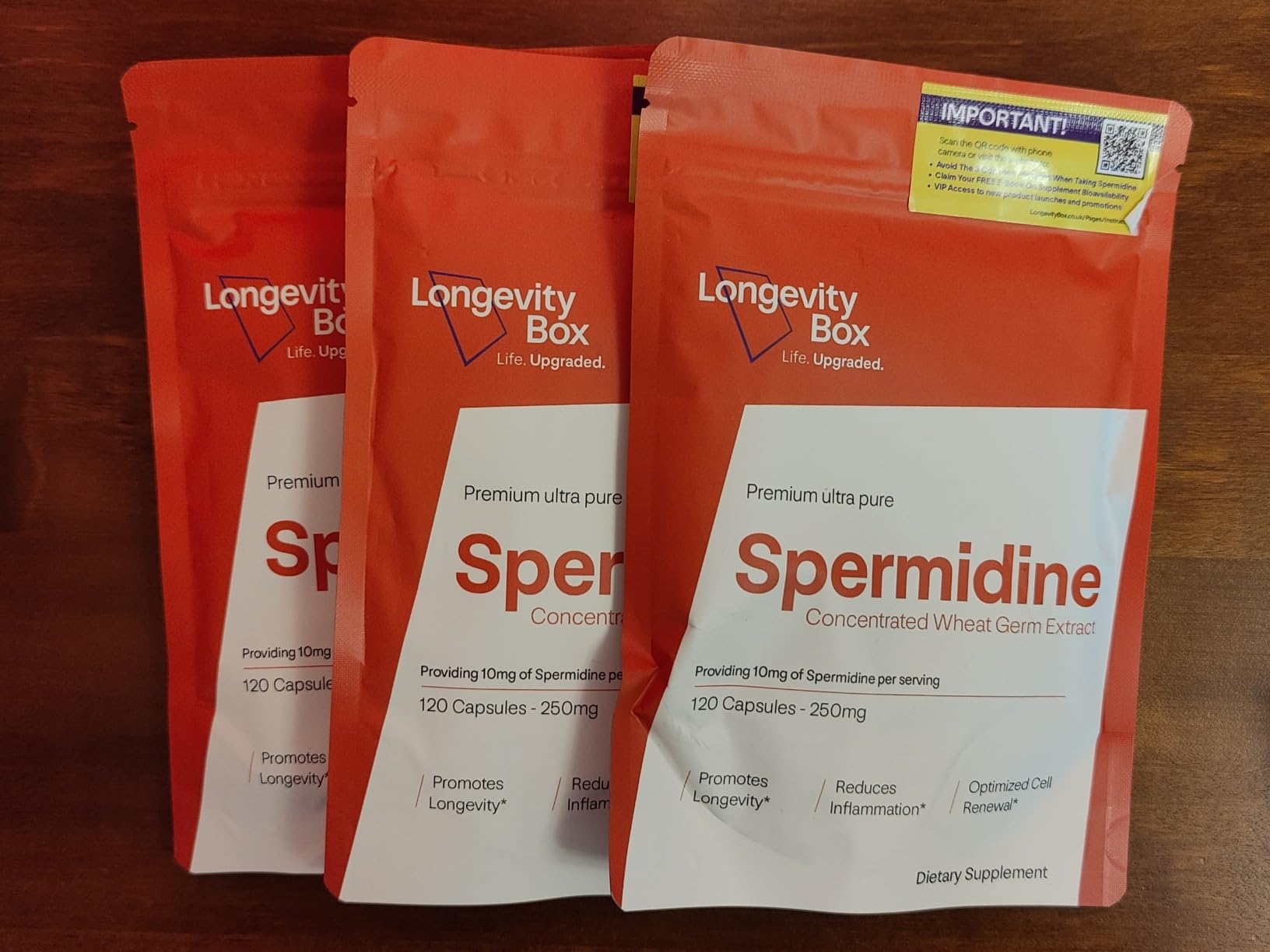Spermidine Supplement |10mg Per Capsule | 120 x 250mg Wheat Germ ...