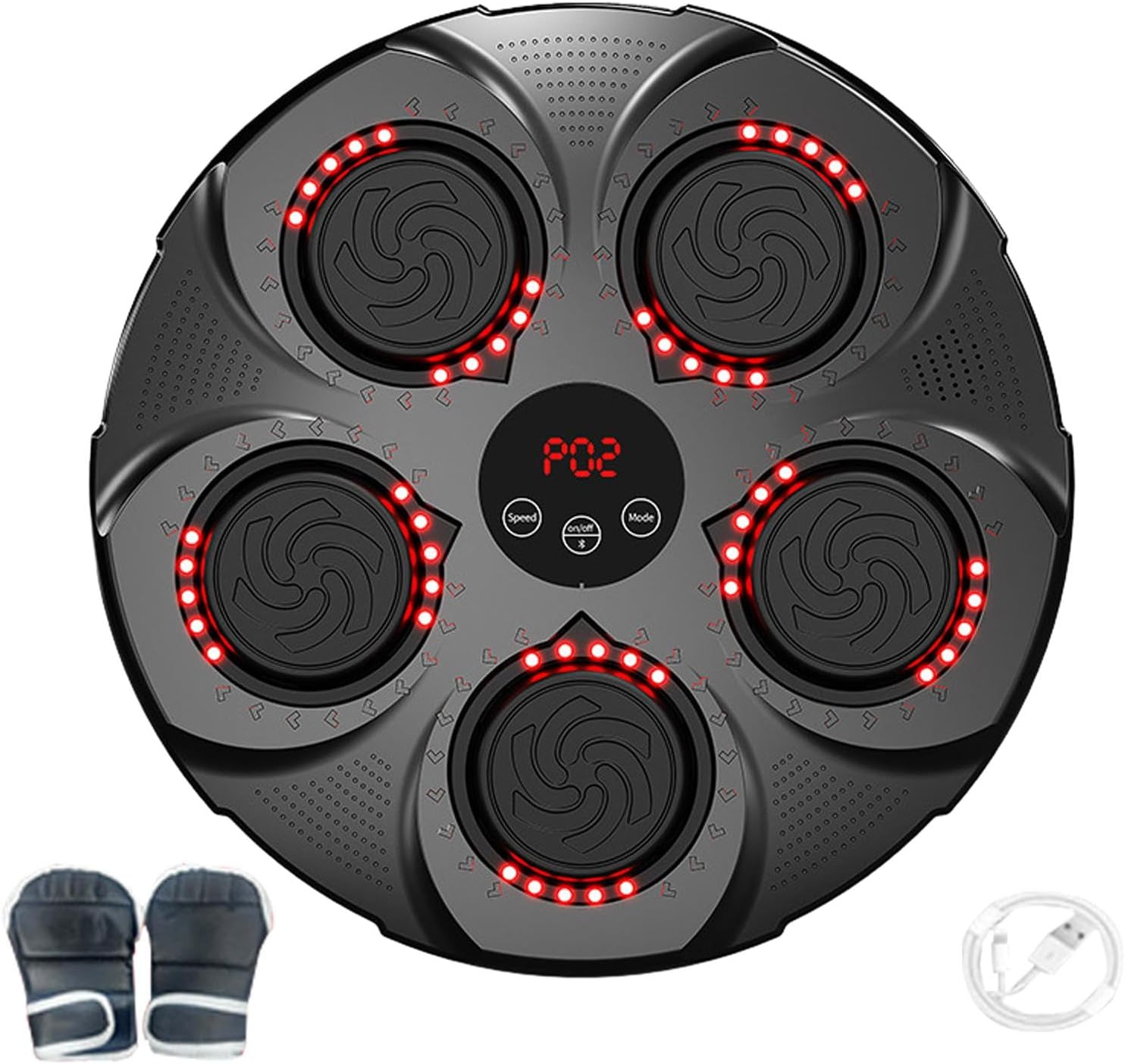 1/4 Smart Music Boxing Machine - Wall Mounted Music Boxing Pad ...