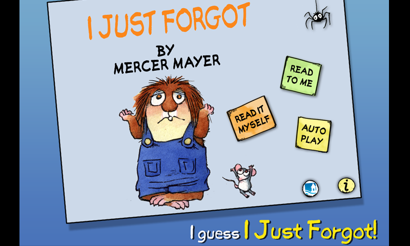 I Just Forgot - Little Critter (Fire TV version) - App on Amazon Appstore