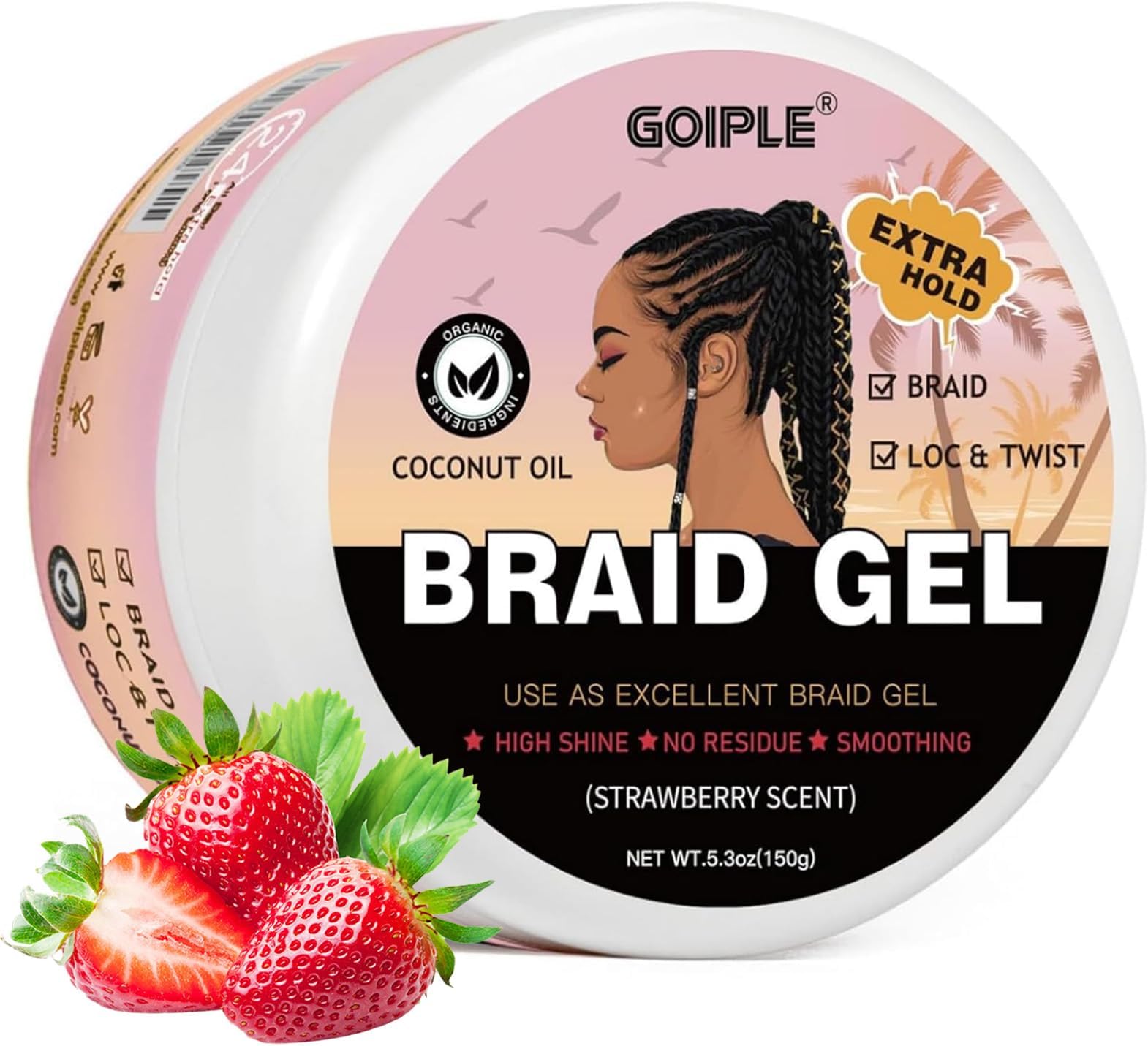 Amazon.com : VolksRose Styling Gel - Extreme Hold Hair Gel for Twist ...