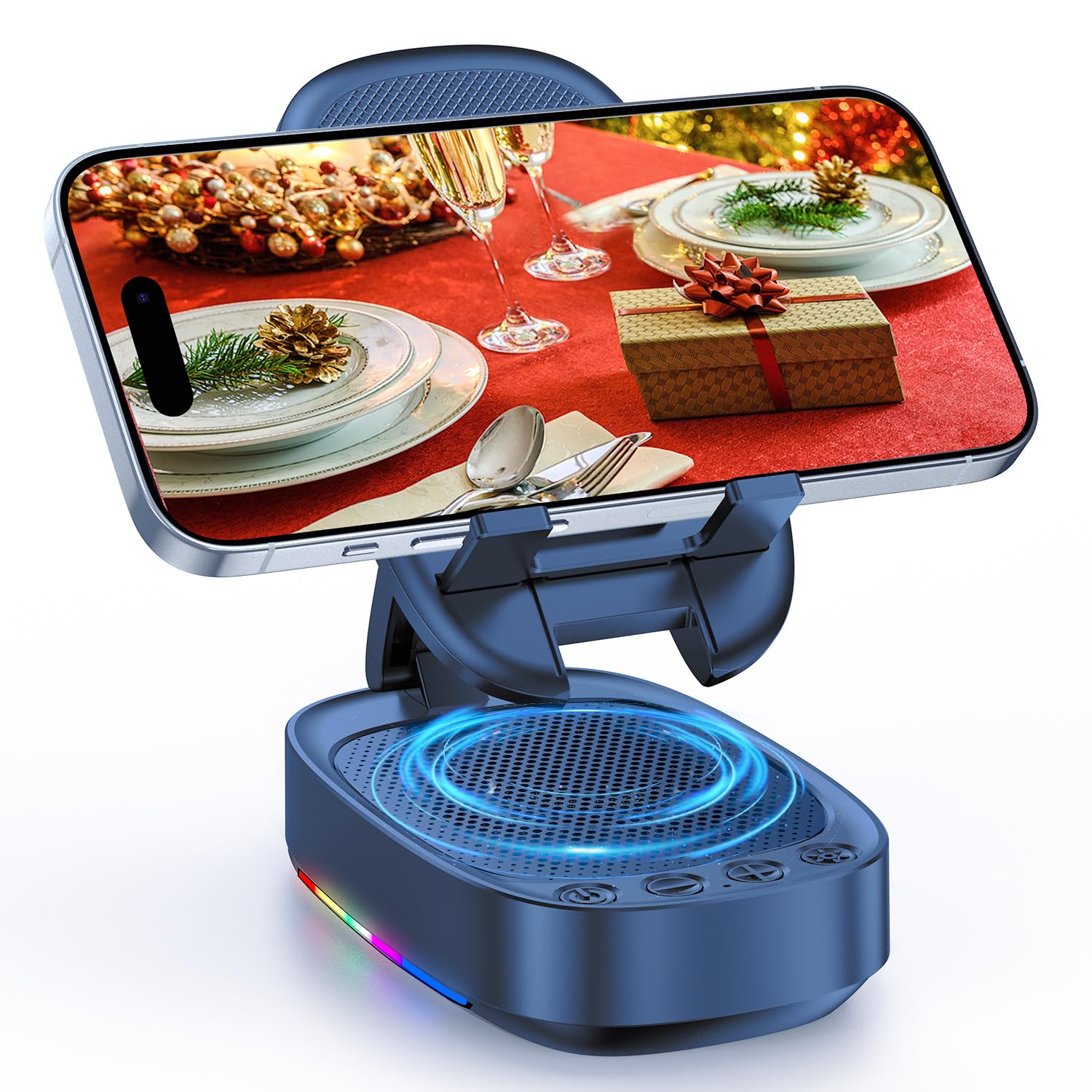 Amazon.com: Cell Phone Stand with Wireless Bluetooth Speaker, Unique ...
