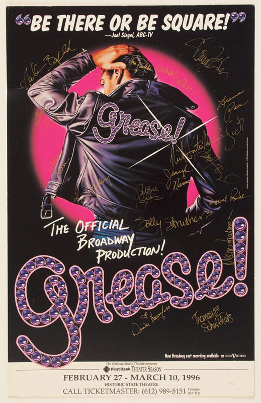 Buy ELITEPRINT BEST UK MUSICAL THEATRE S GREASE On 250gsm PRINT ...