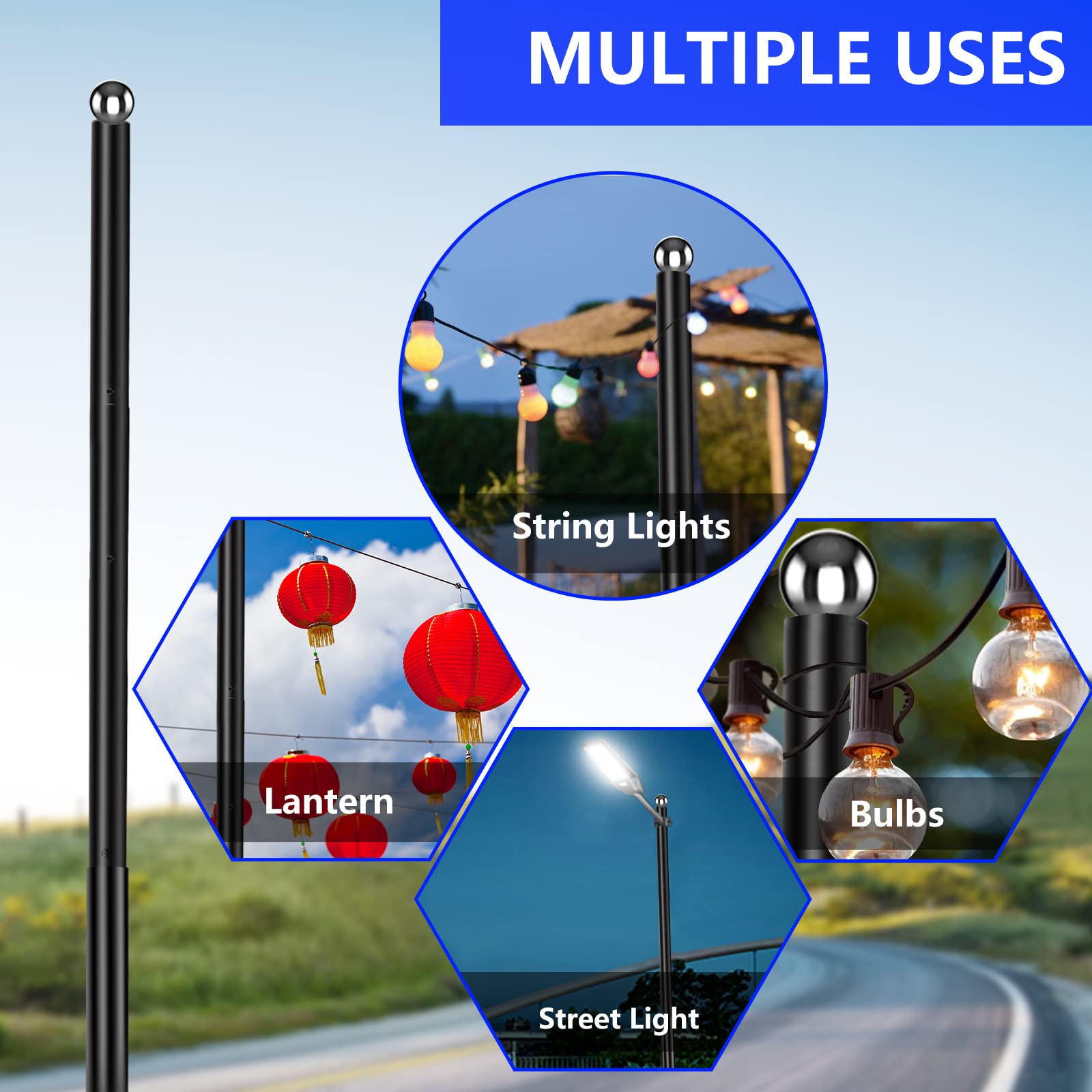 Used Aluminum Light Poles