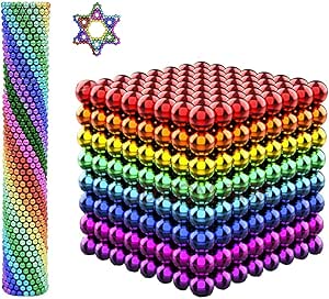 Amazon.com: Magnets-Building Desk Toys for Stress Relief,Magnetic-Balls ...