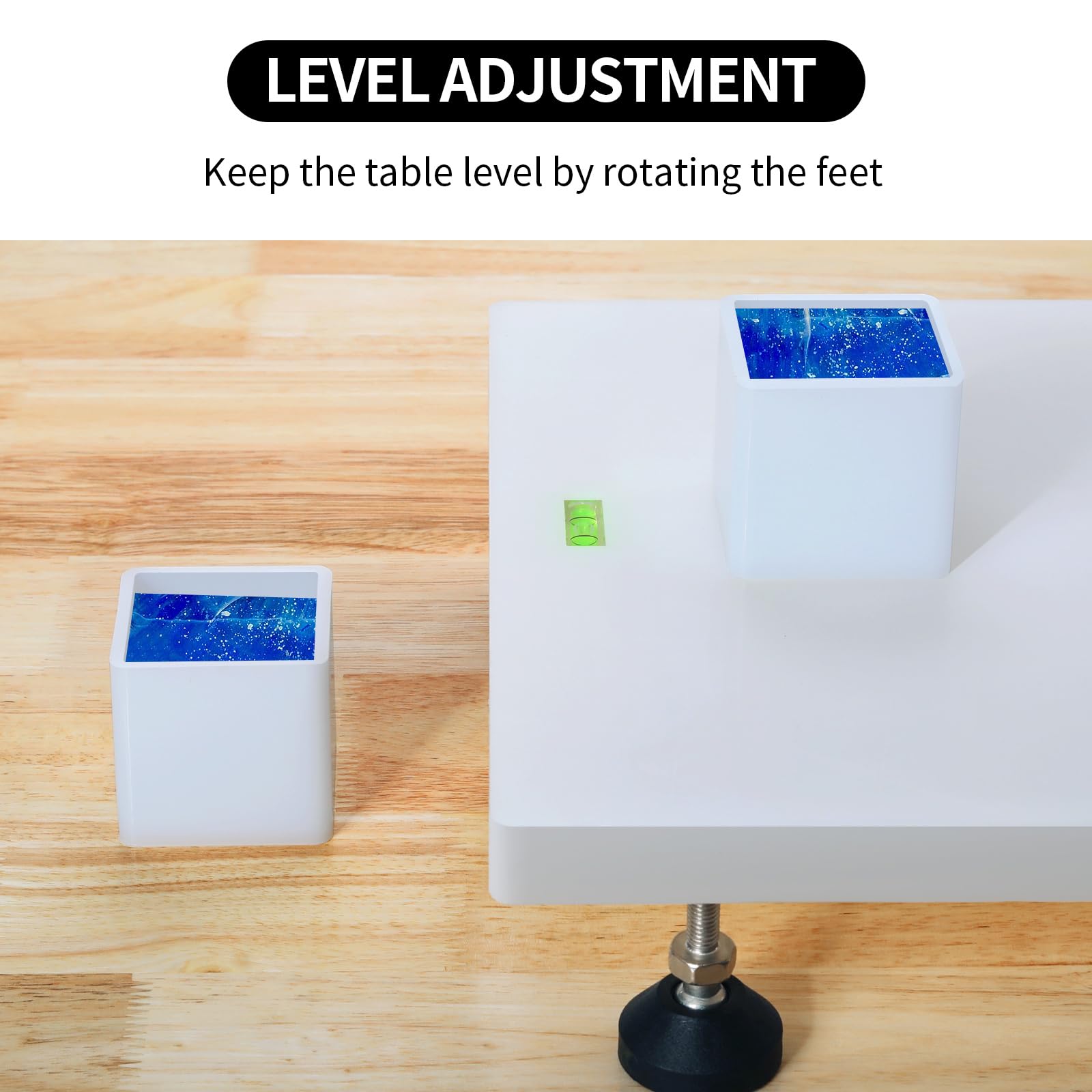 Snapklik.com : HDPE Leveling Board For Epoxy Resin 16" X 12", Heavy ...