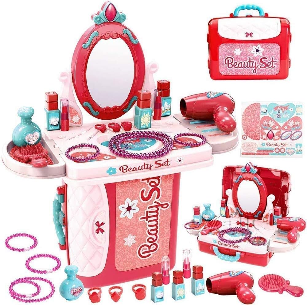 Buy Toys N Smile Beauty Makeup Pretend Play Toy Set for Girl with ...