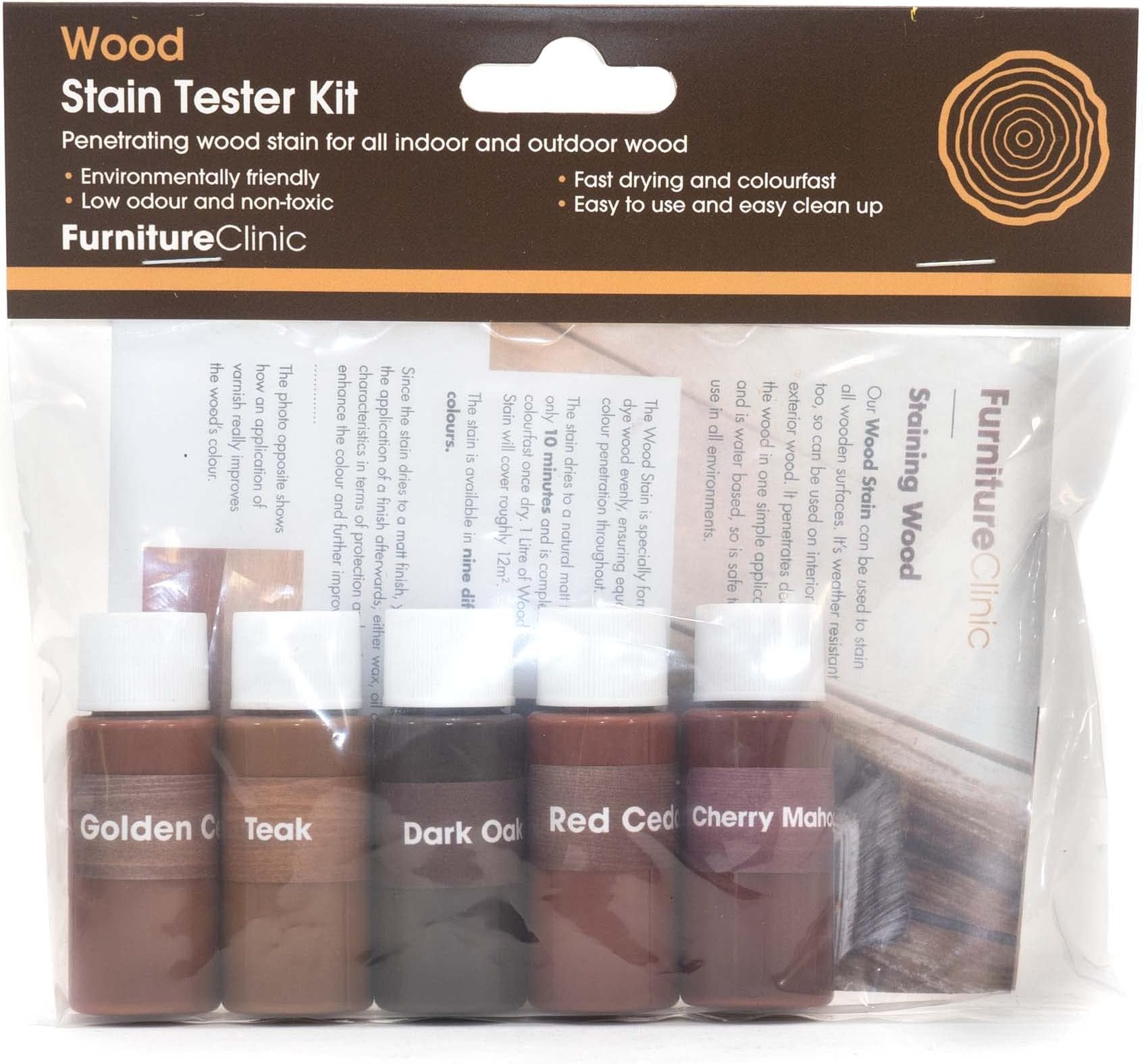Brilliant Colour Wood Dyes. 8 Colour Pack. Water Based. : Amazon.co.uk ...