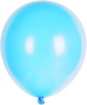 Amazon.com: 12" Helium Quality Latex Party Balloons (Baby Blue, 72 ...