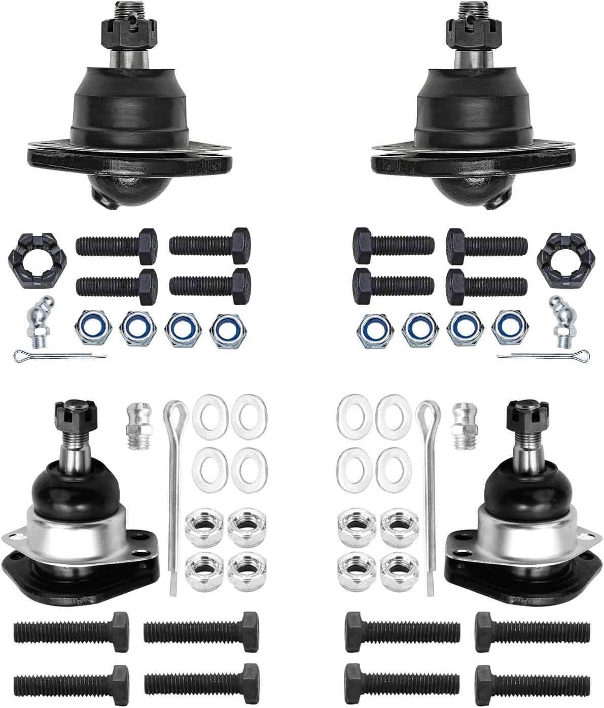Amazon.com: Detroit Axle - 4pc Front Ball Joints for Chevy Blazer S10 GMC Sonoma Jimmy Isuzu ...