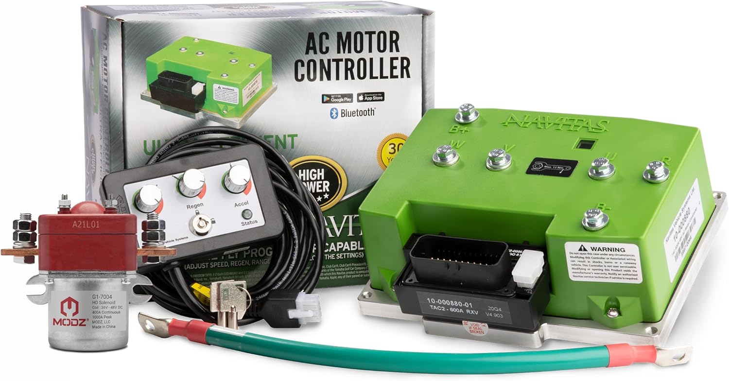 Amazon.com : Navitas 600A EZGO RXV Golf Cart AC Controller with On-The-Fly Programmer and MODZ ...