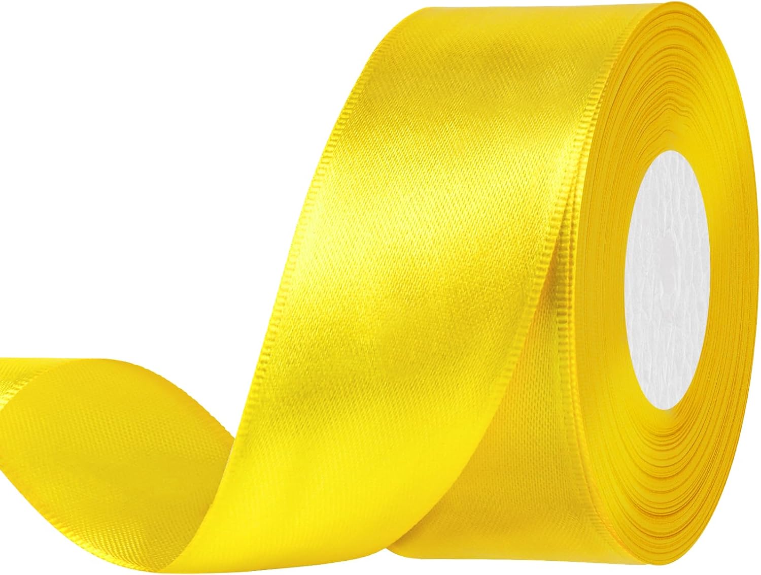 Amazon.com: Showin Yellow Ribbon, Double Face 1 1/2 Inch x Continuous ...