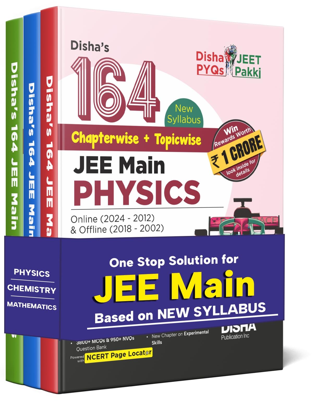 Buy Disha's 164 New Syllabus Chapter-wise + Topic-wise JEE Main Online ...