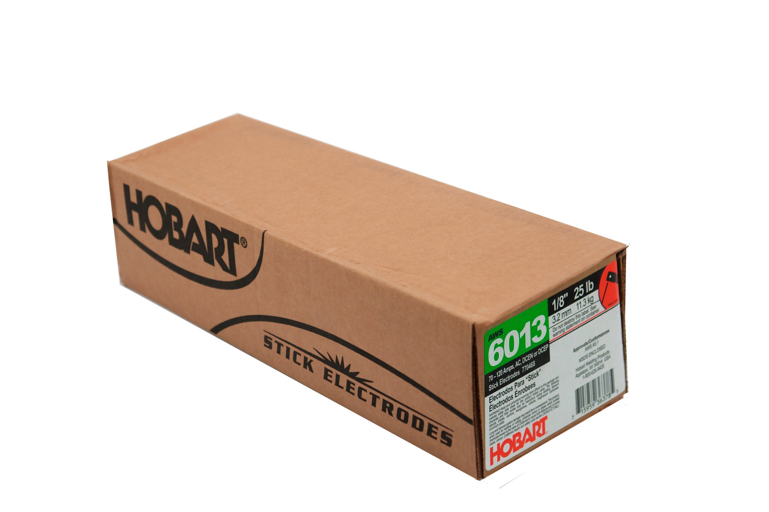 Hobart 770468 6013 Stick, 1/8-25 lbs. - Arc Welding Stick Electrodes ...