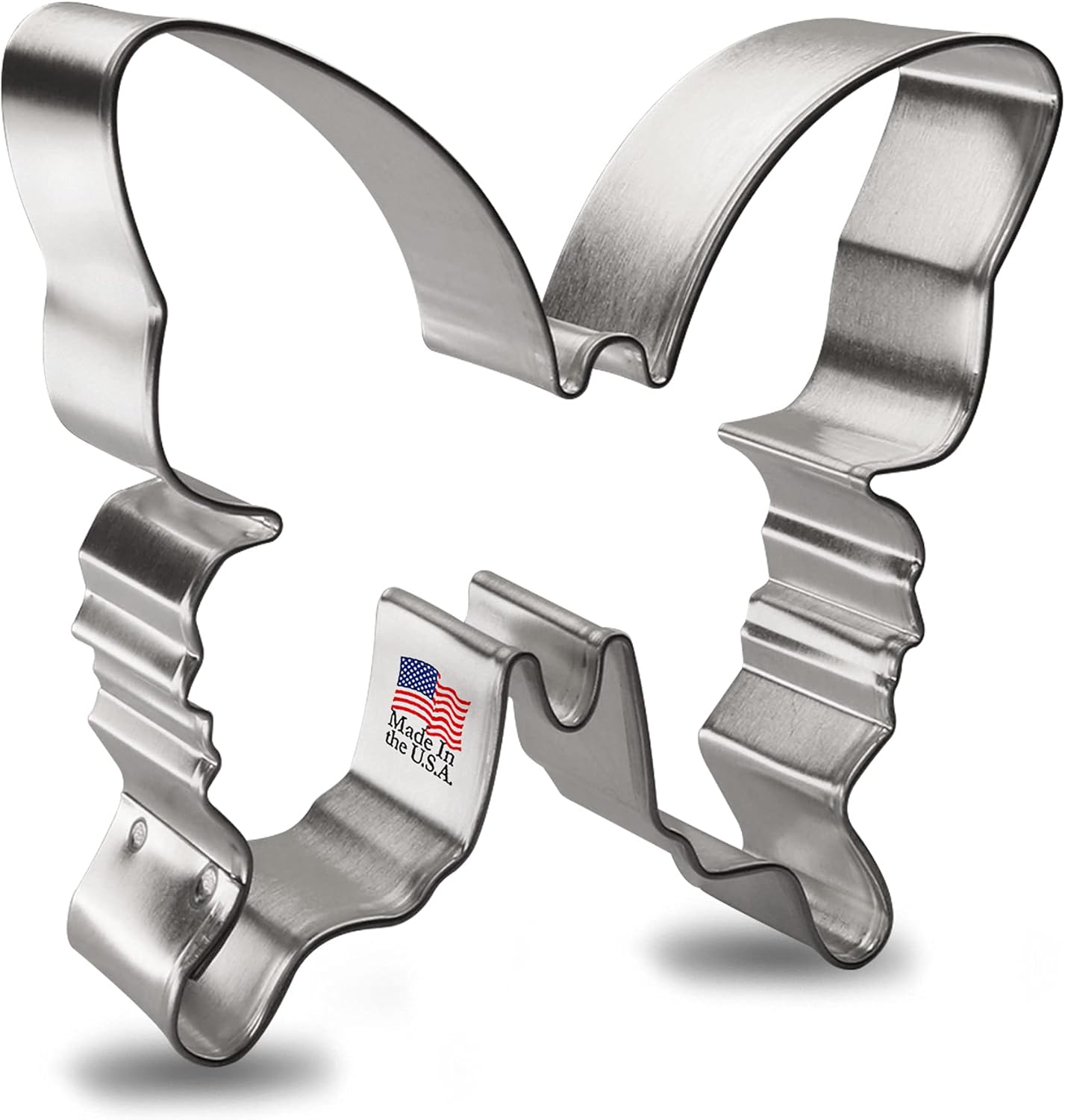 Amazon.com: Butterfly Tin Cookie Cutter - Foose Cookie Cutters - US Tin ...