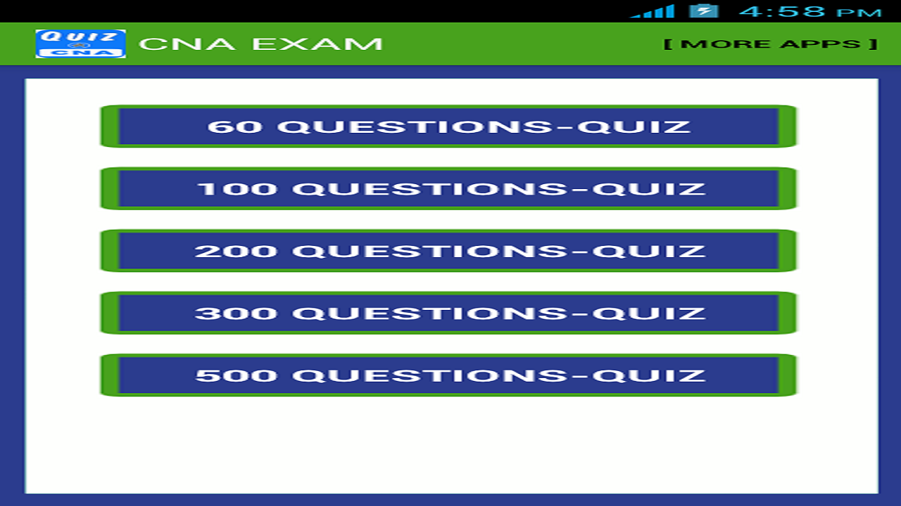 Aplicación CNA Auxiliar de Enfermería Examen en Amazon Appstore