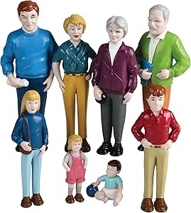 Cre8tive Minds Marvel Education Pretend Play Family Doll Figures for ...