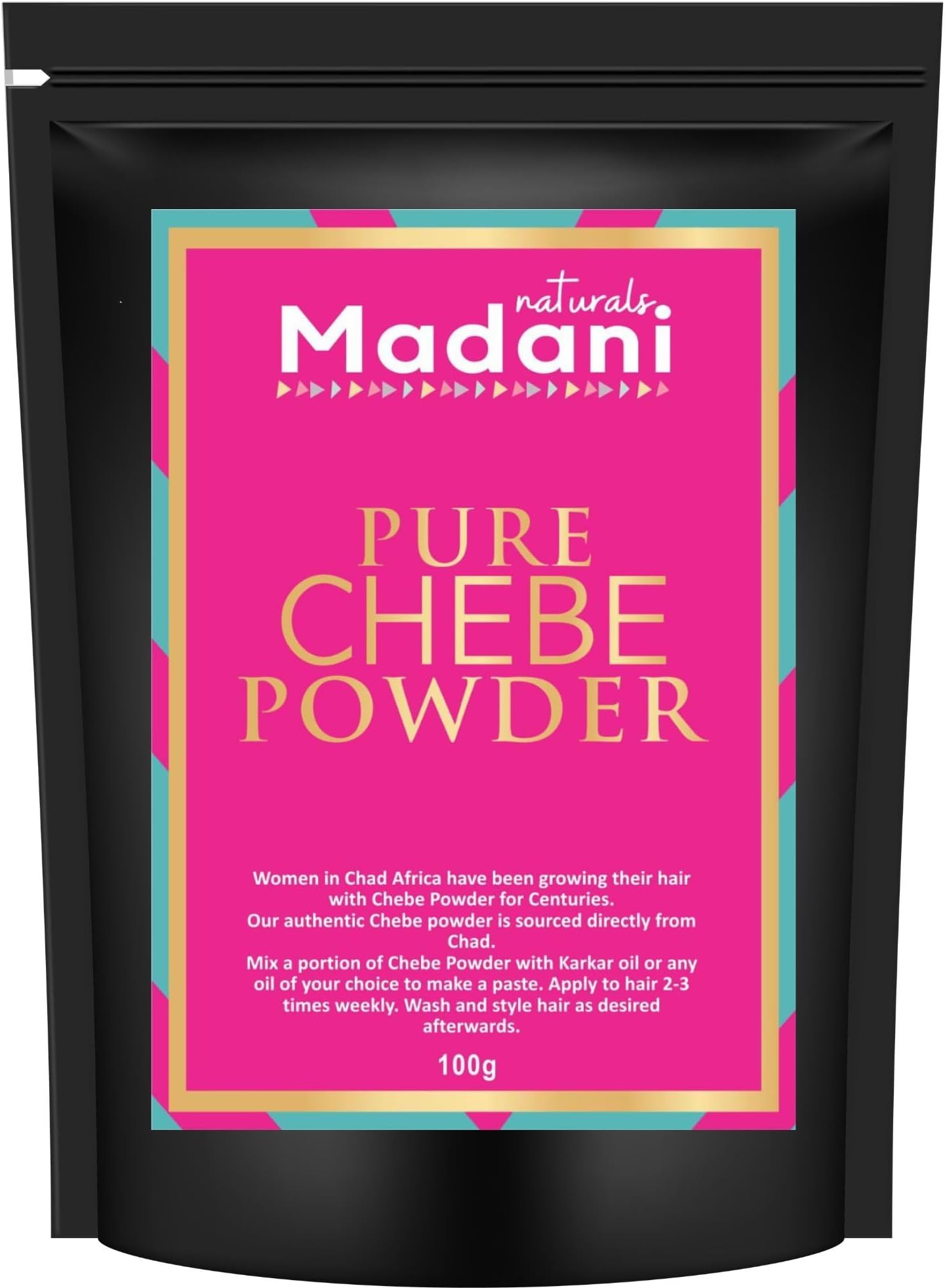 Amazon.com : Madani Naturals Authentic Pure Chebe Powder From Chad ...
