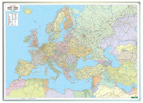 Buy Wall Map Magnetic Marker: Europe Political 1:3,500,000 Book Online ...