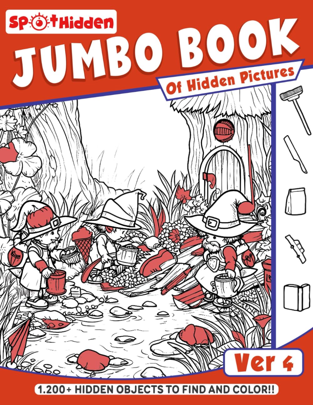 Amazon.com: Jumbo Book of Hidden Pictures ver 4: Explore Fun Puzzle ...
