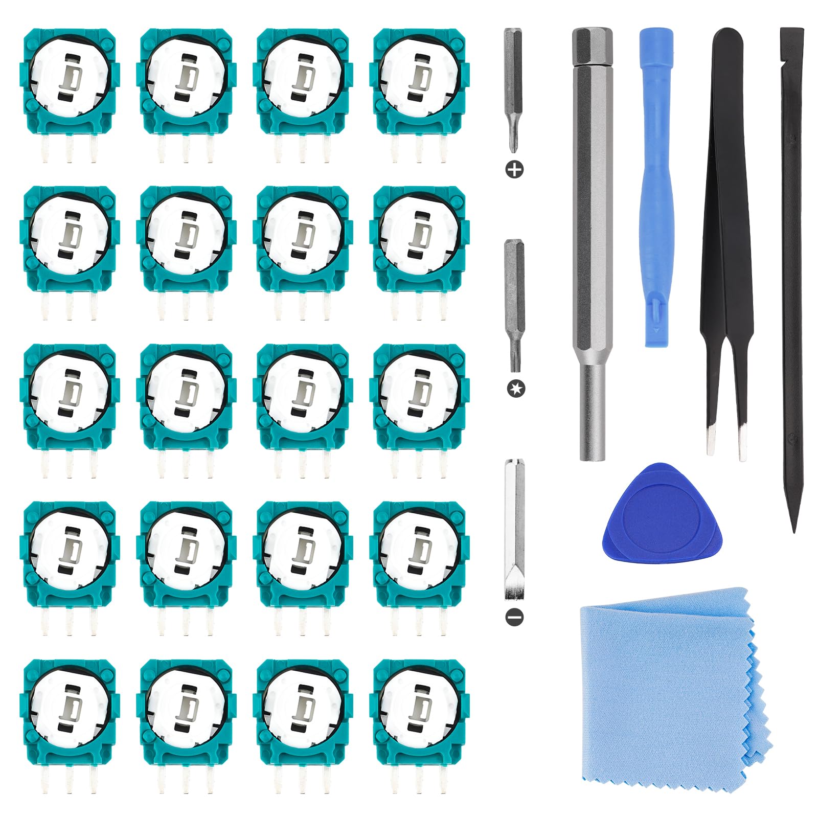 Amazon.com: YIBEICO 20pcs 2K3 Ohm Potentiometer Replacement with Tool ...