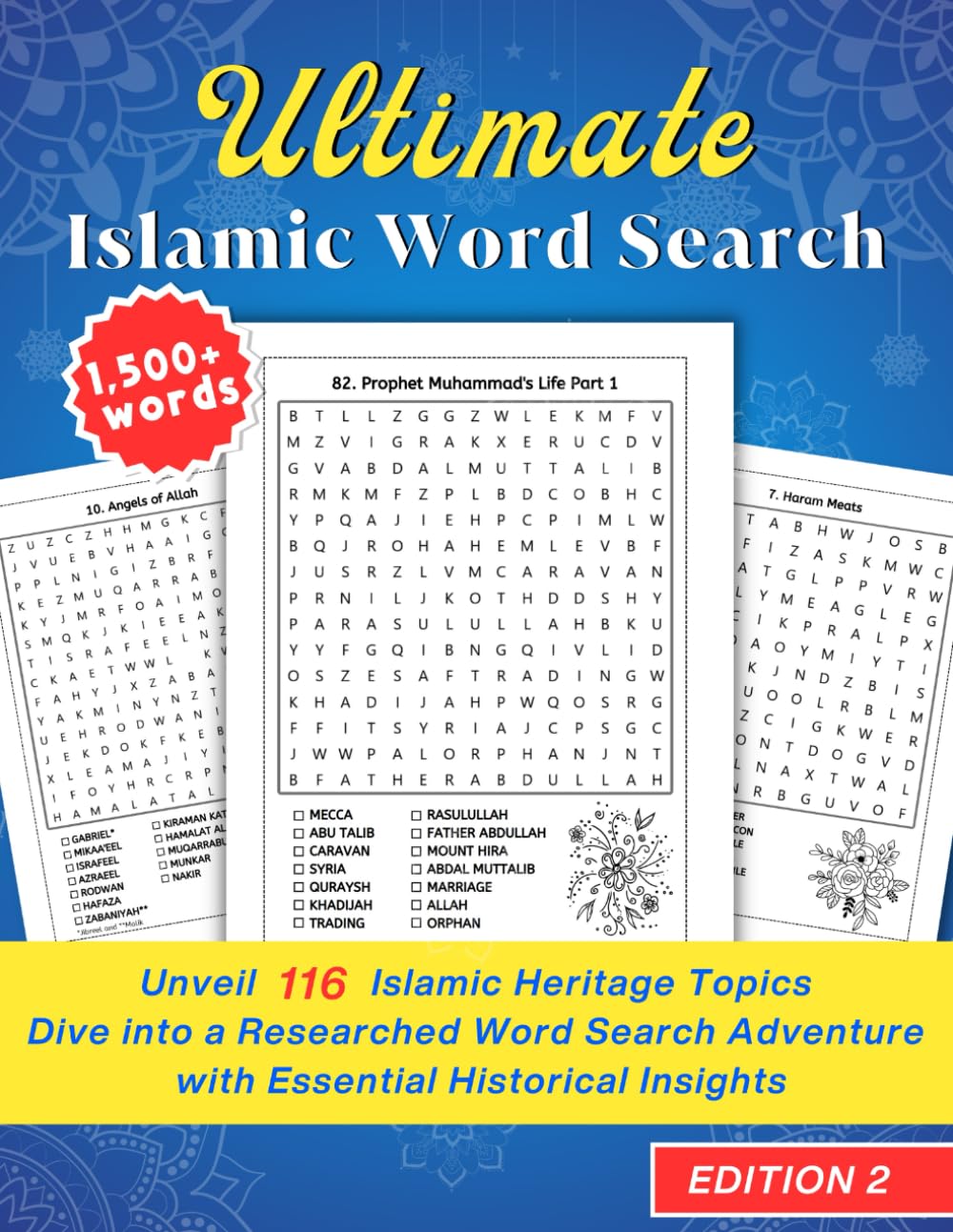 Ultimate Islamic Word Search for Adults: Islamic Word Search: Ramadan, Eid, and History, Muslim ...