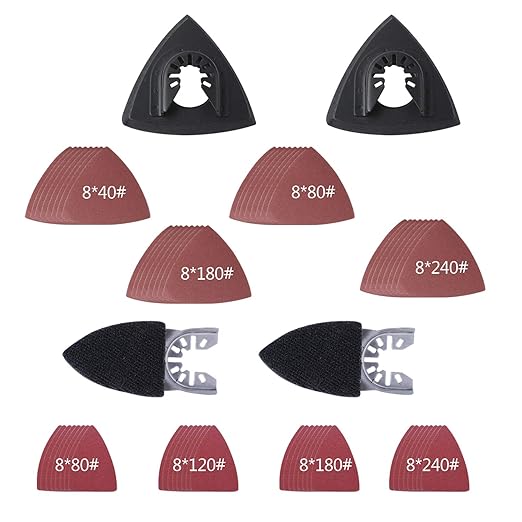 Finger Oscillating Tool Sanding Pad Kits Compatible with Bosch Chicago ...