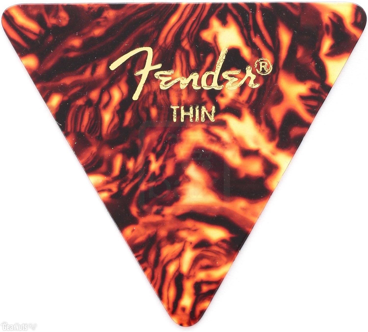 Amazon.com: Fender 355 Shape Guitar Picks, Thin, 12 Pack, Shell ...
