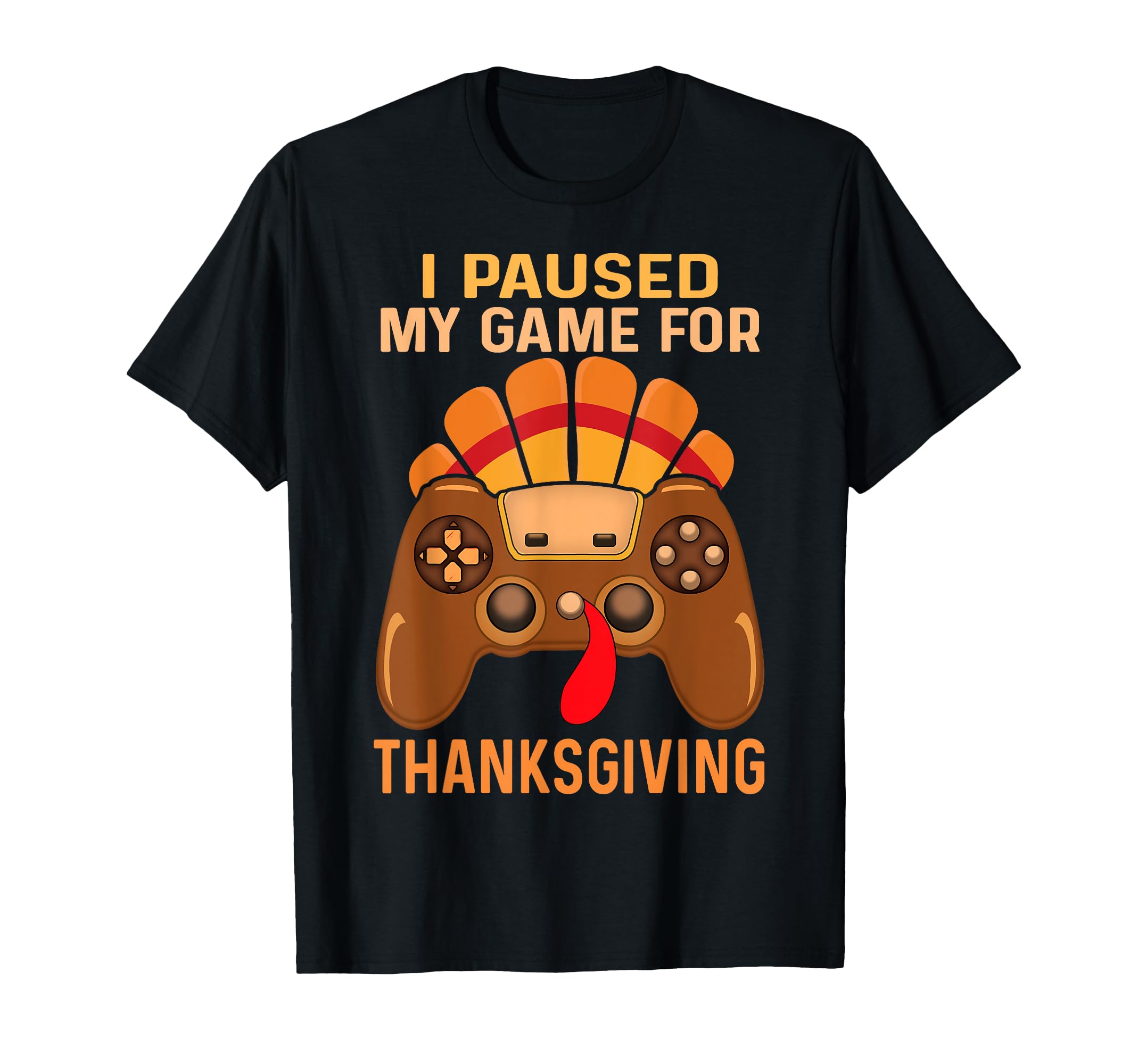 Amazon.com: Happy Thanksgiving gaming fall Turkey gamer boys kids men T ...
