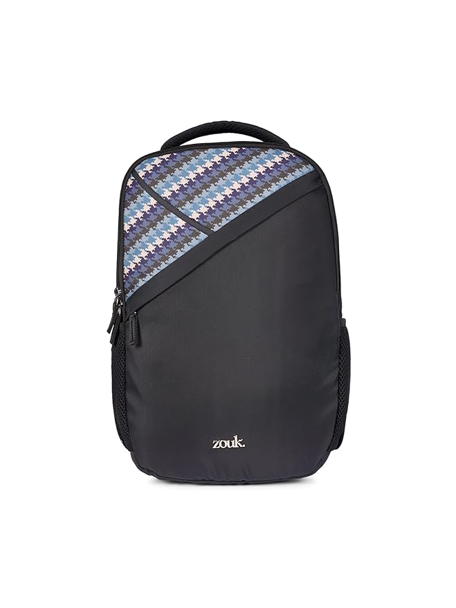 Buy ZOUK Taaran Backpack - Bombay Houndstooth | Handcrafted Vegan ...