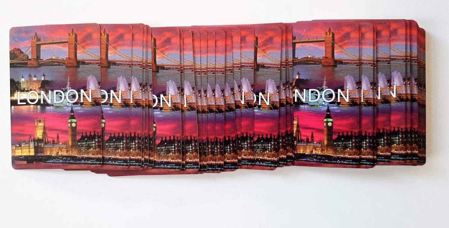 Playing Cards – Boxed Pack of Playing Cards with London By Night Print ...