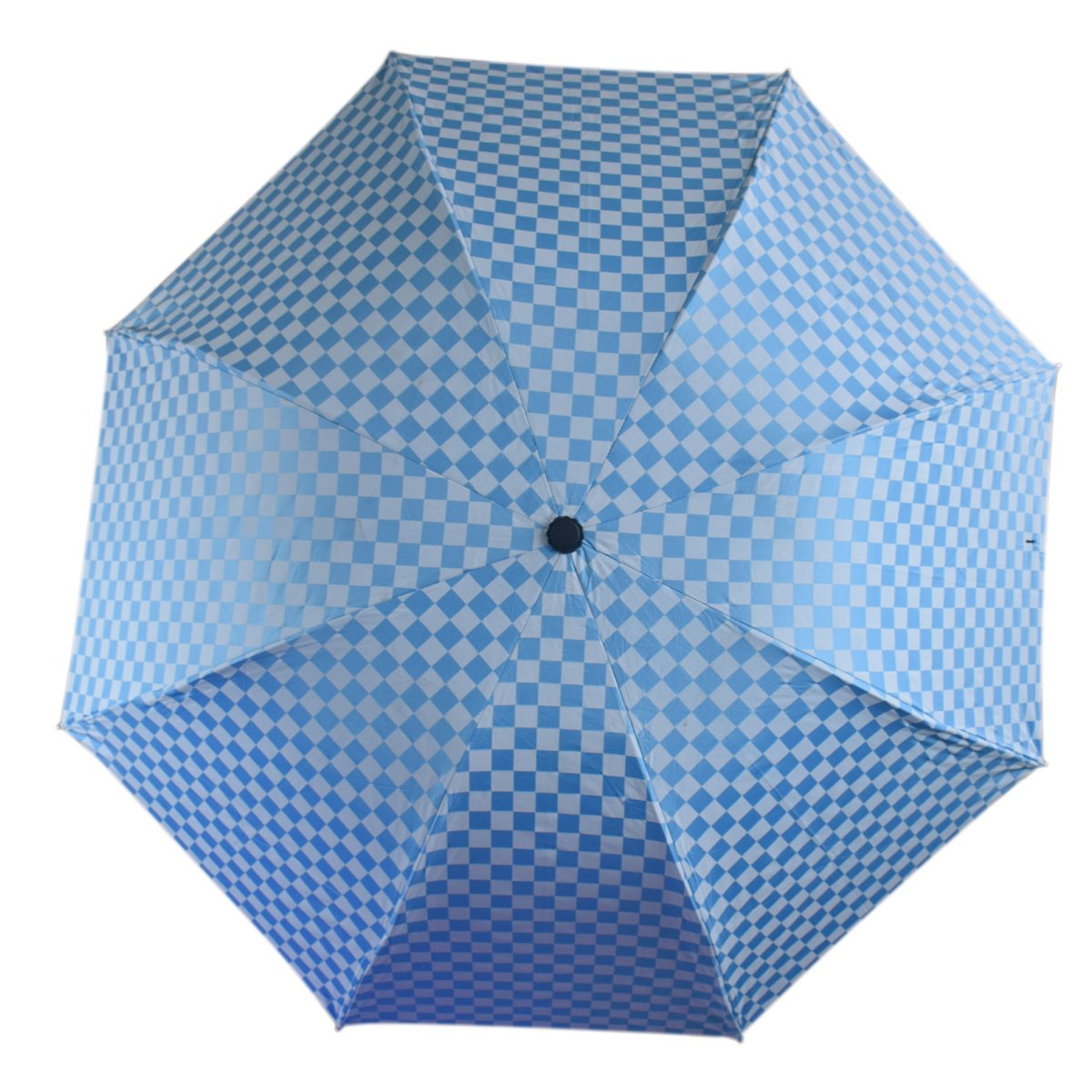 Buy KEKEMI Designer 3 Fold Check Umbrella for Men & Women at Amazon.in