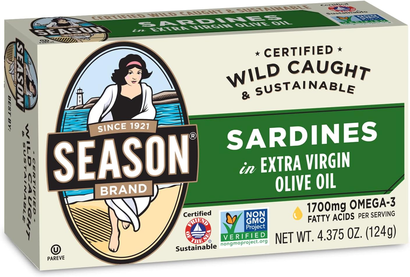 Amazon.com: Season Sardines in Olive Oil - Wild Caught, 22g of Protein ...