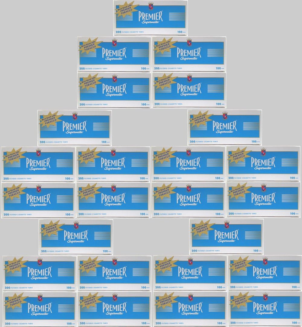 Amazon.com: Premier Supermatic Light King Size Cigarette Filter Tubes ...