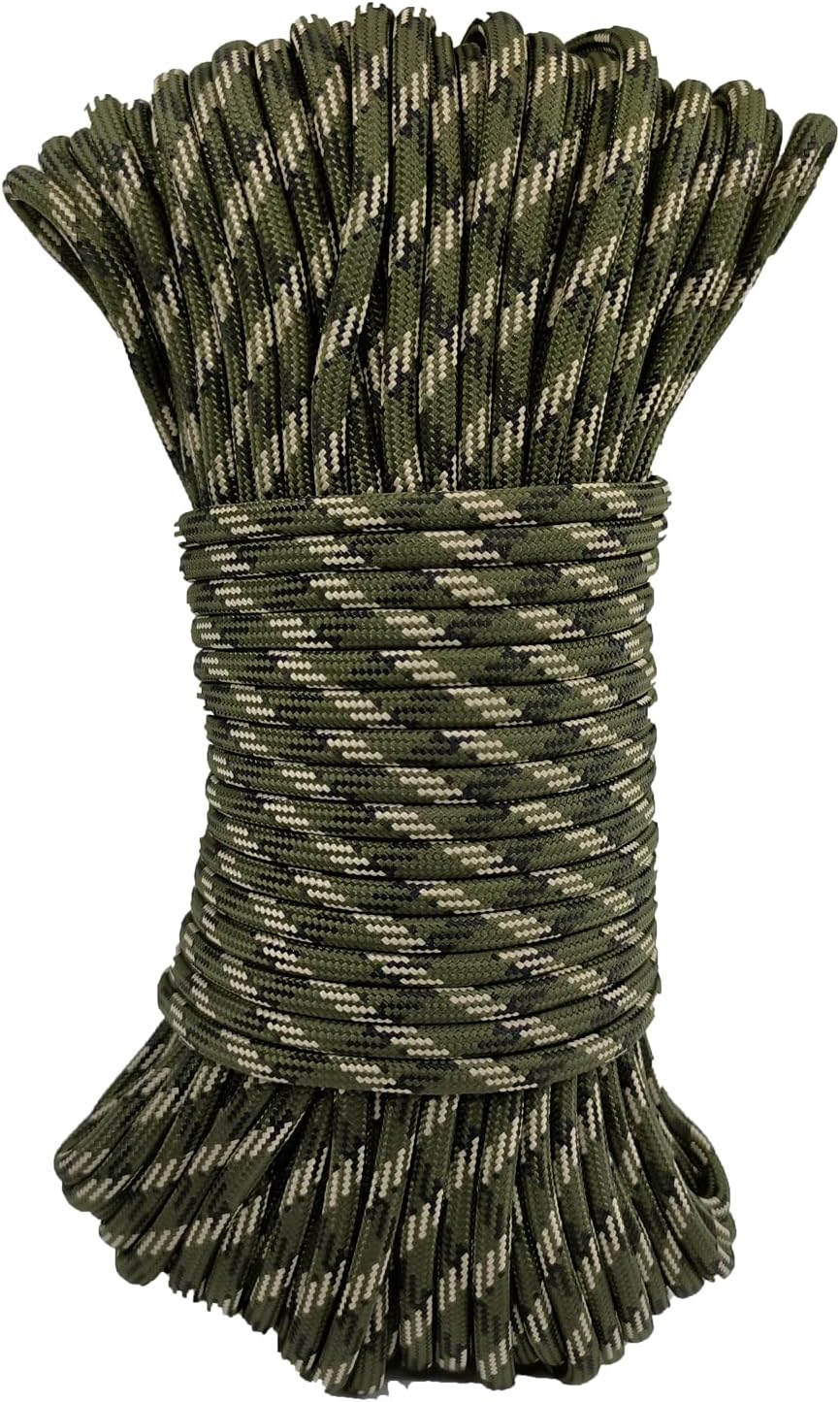 Amazon.com: Paracord 850lb | Parachute Cord 12 Strand Genuine Type III ...