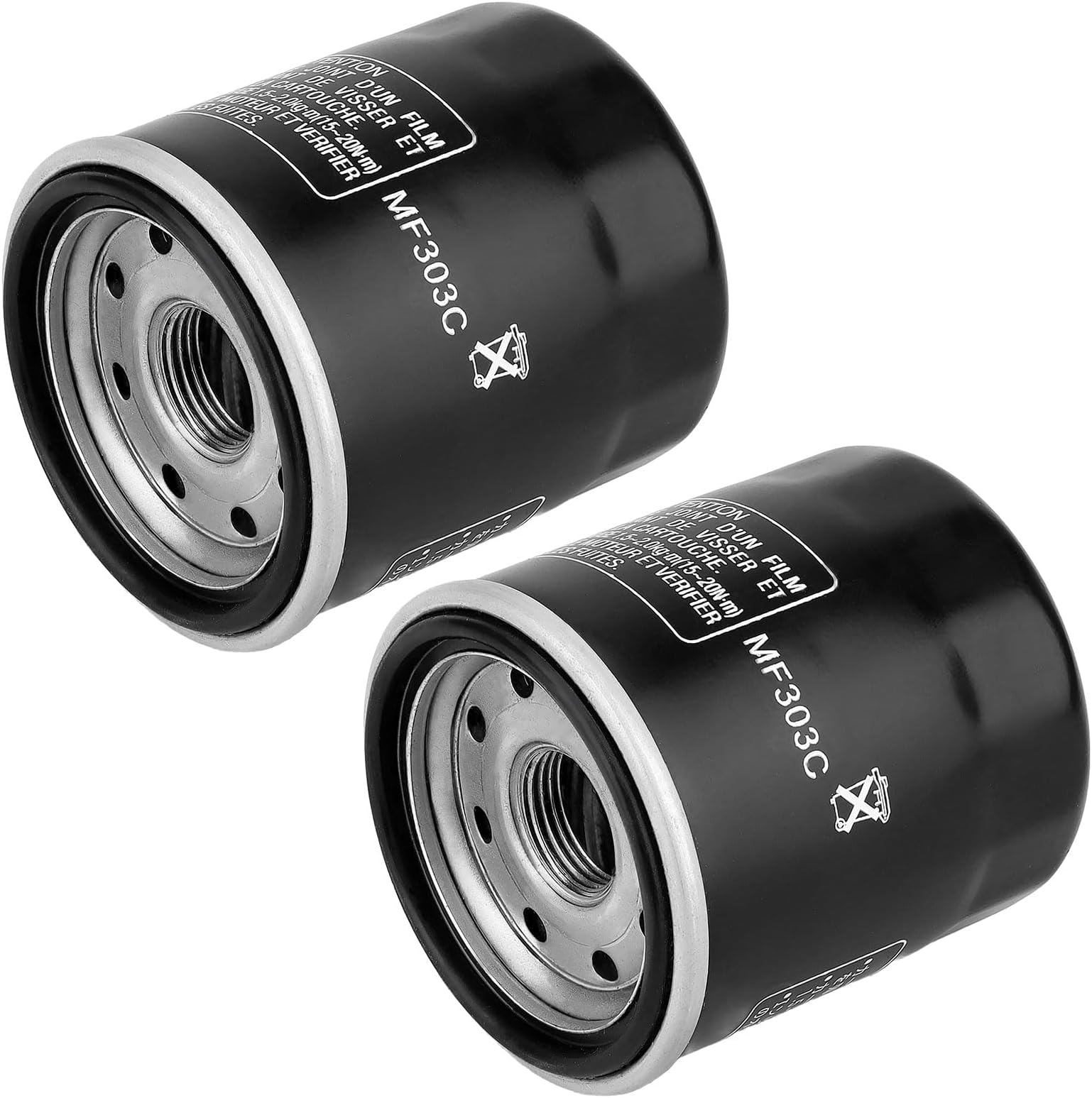 Amazon.com: LOCOPOW Oil Filter for Yamaha 5GH-13440-71-00 5GH-13440-00 ...