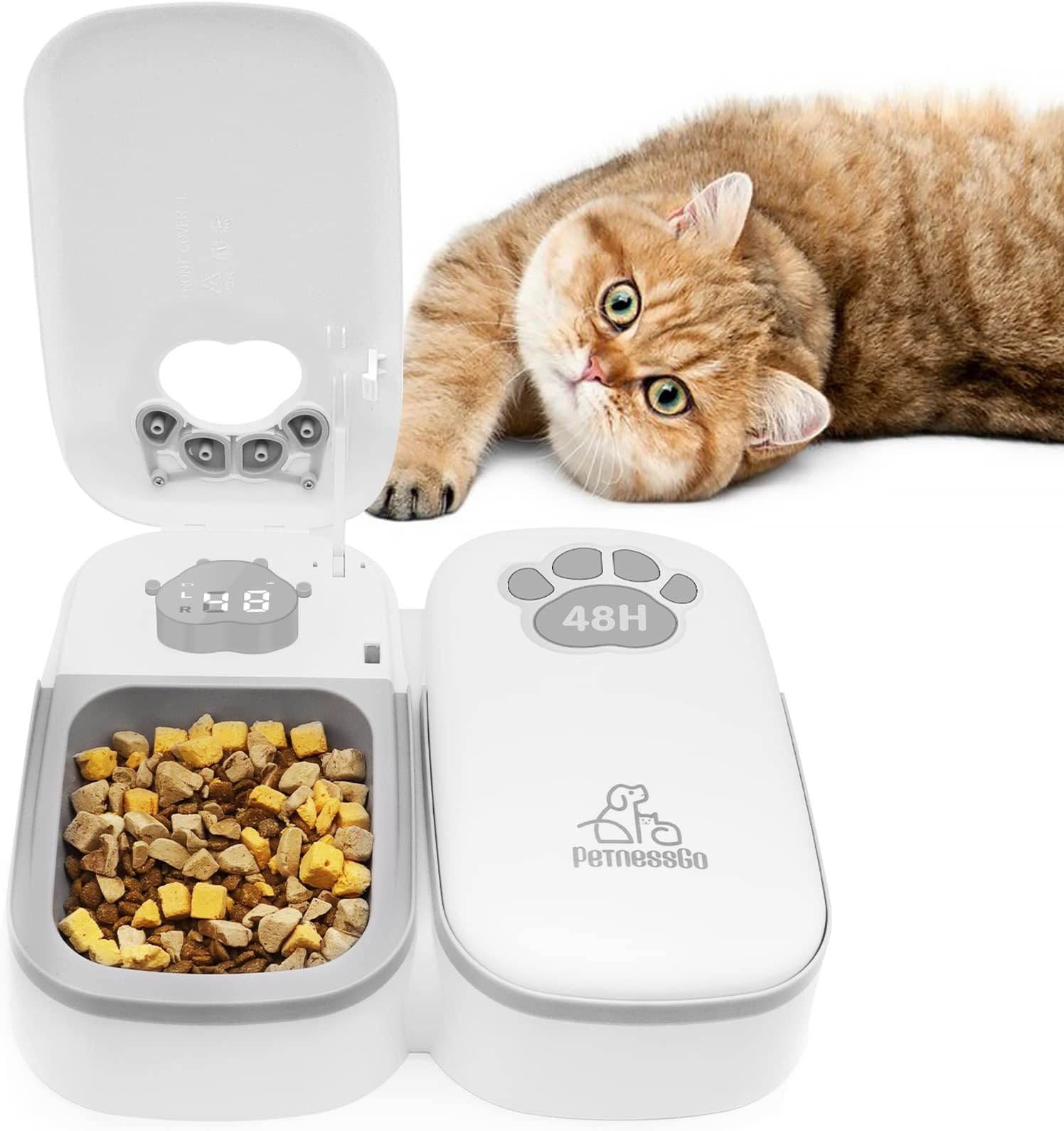 Amazon.com : CATEGEE Cat Dog Treat Dispenser, ABS Tray, 4-Inch ...