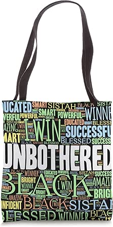 Amazon.com: Unbothered and Blessed Positive Affirmations for Black ...
