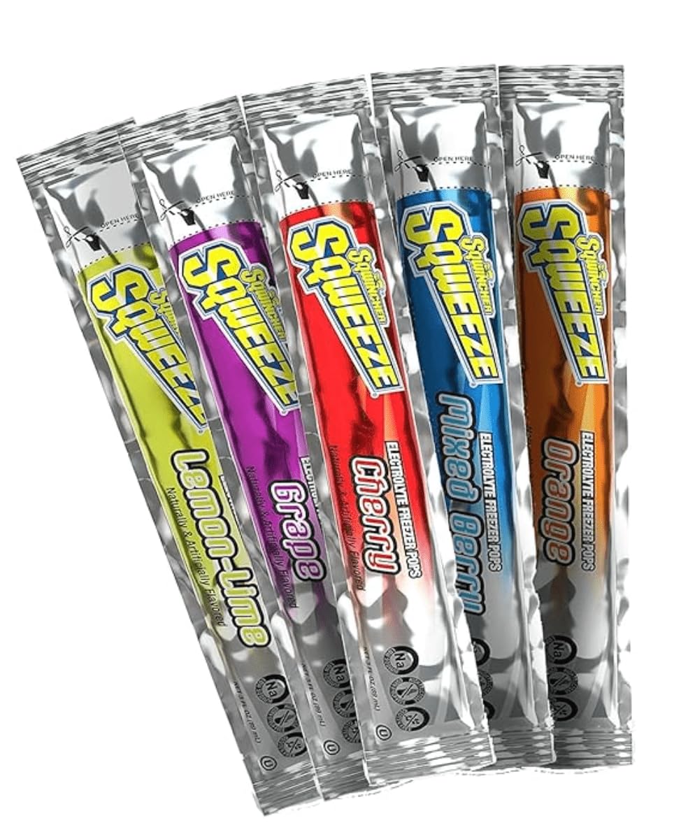Amazon.com: Freezer Popsicles - Multi Flavors: Cherry, Grape, Lemon ...