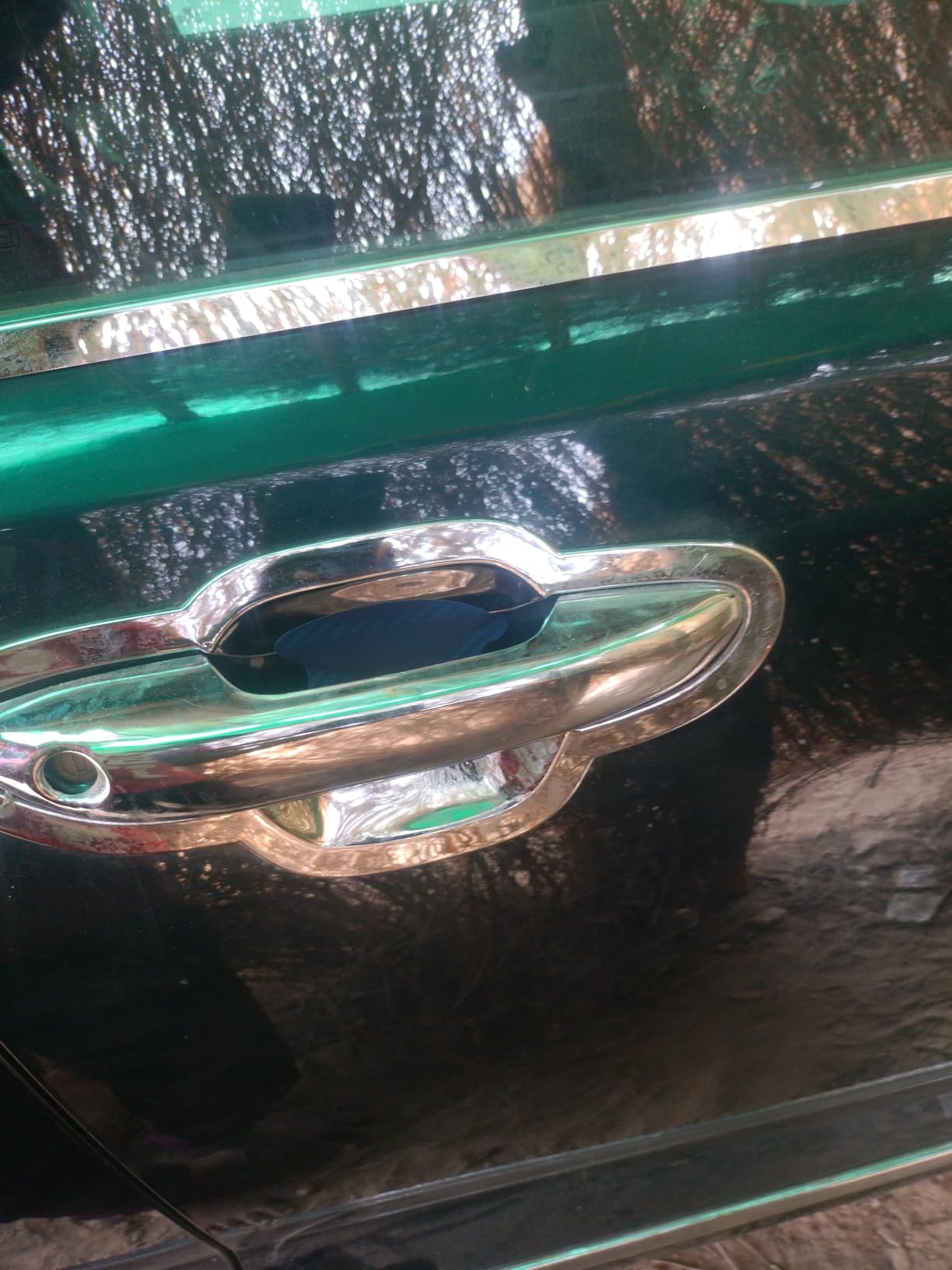 Mr Fix® (Blue) Car Door Handle Protective Films Auto Door Handle Cup ...