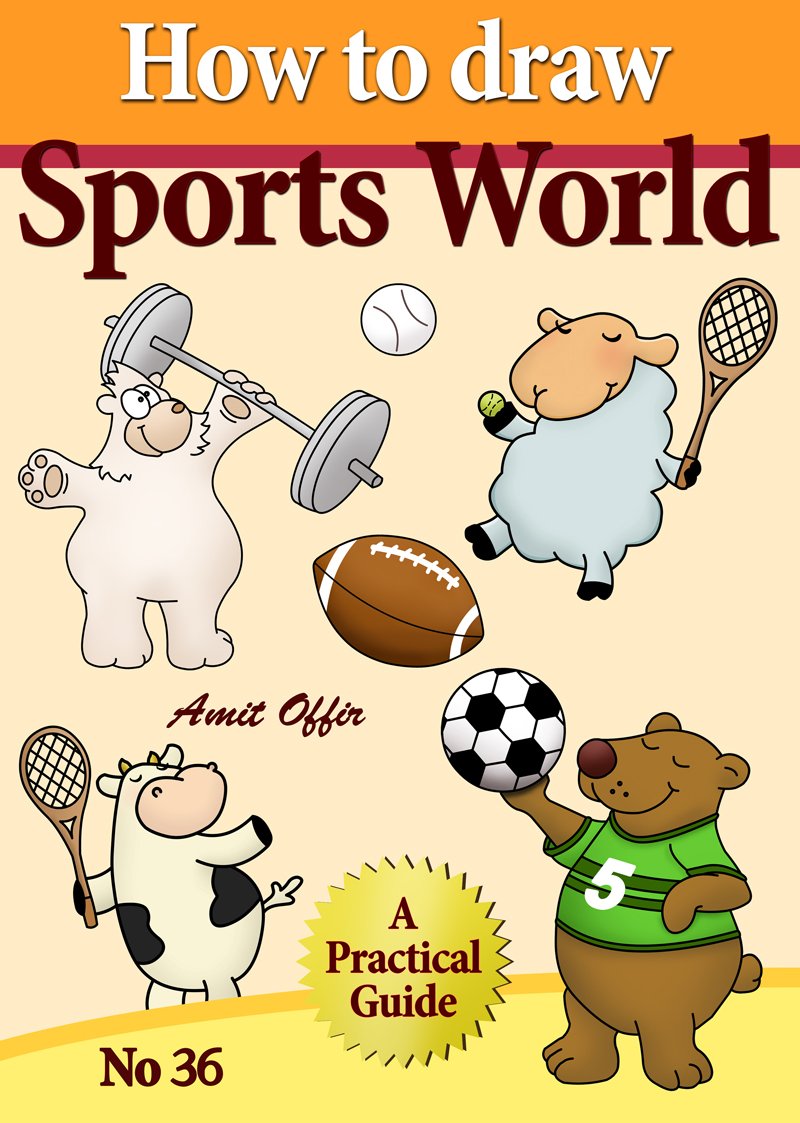 How to Draw Sports World (Sports Related Beginner's Drawing Tutorial ...