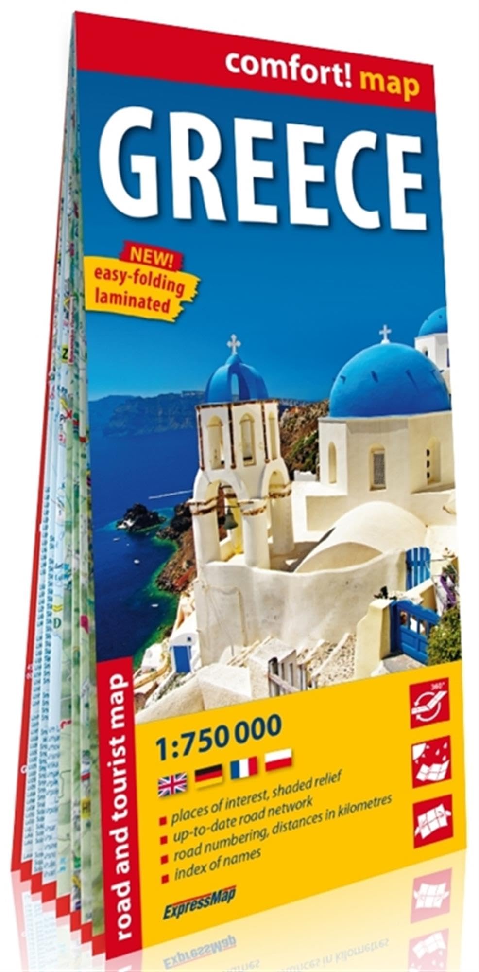 Greece (comfort! map): Amazon.co.uk: 9788381907996: Books