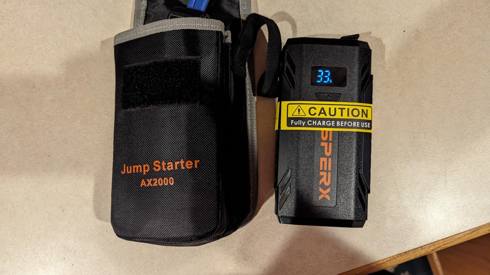 $10/mo - Finance ASPERX Jump Starter, 2000A Peak Car Battery Jump Starter for Up to 8.0L Gas or ...