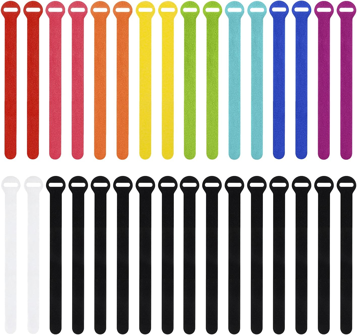 Amazon.com: AFunCrafter Silicone Cable Ties - 20PCS Charging Cord ...