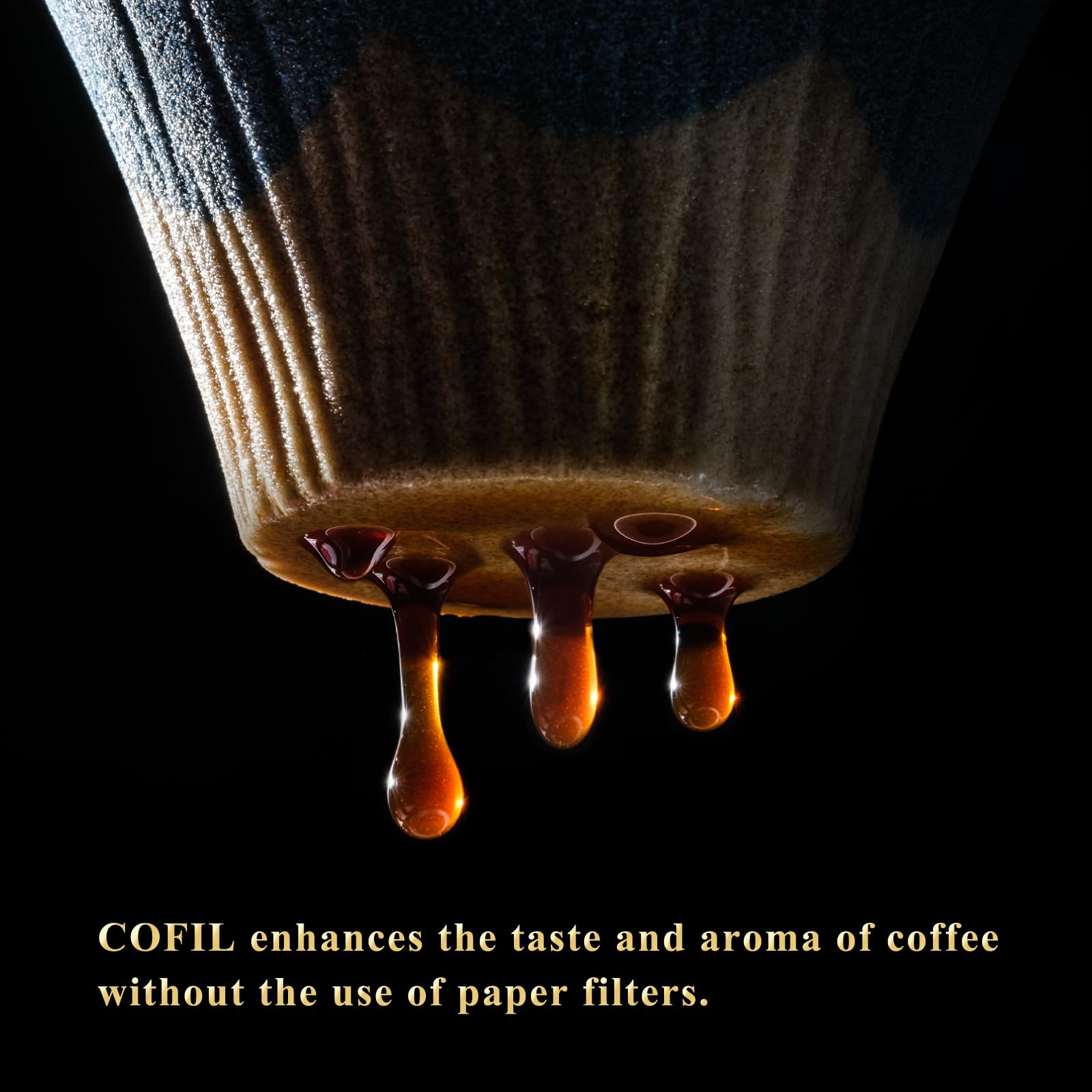 Snapklik.com : Ceramic Reusable Coffee Filter Dripper Paperless ...