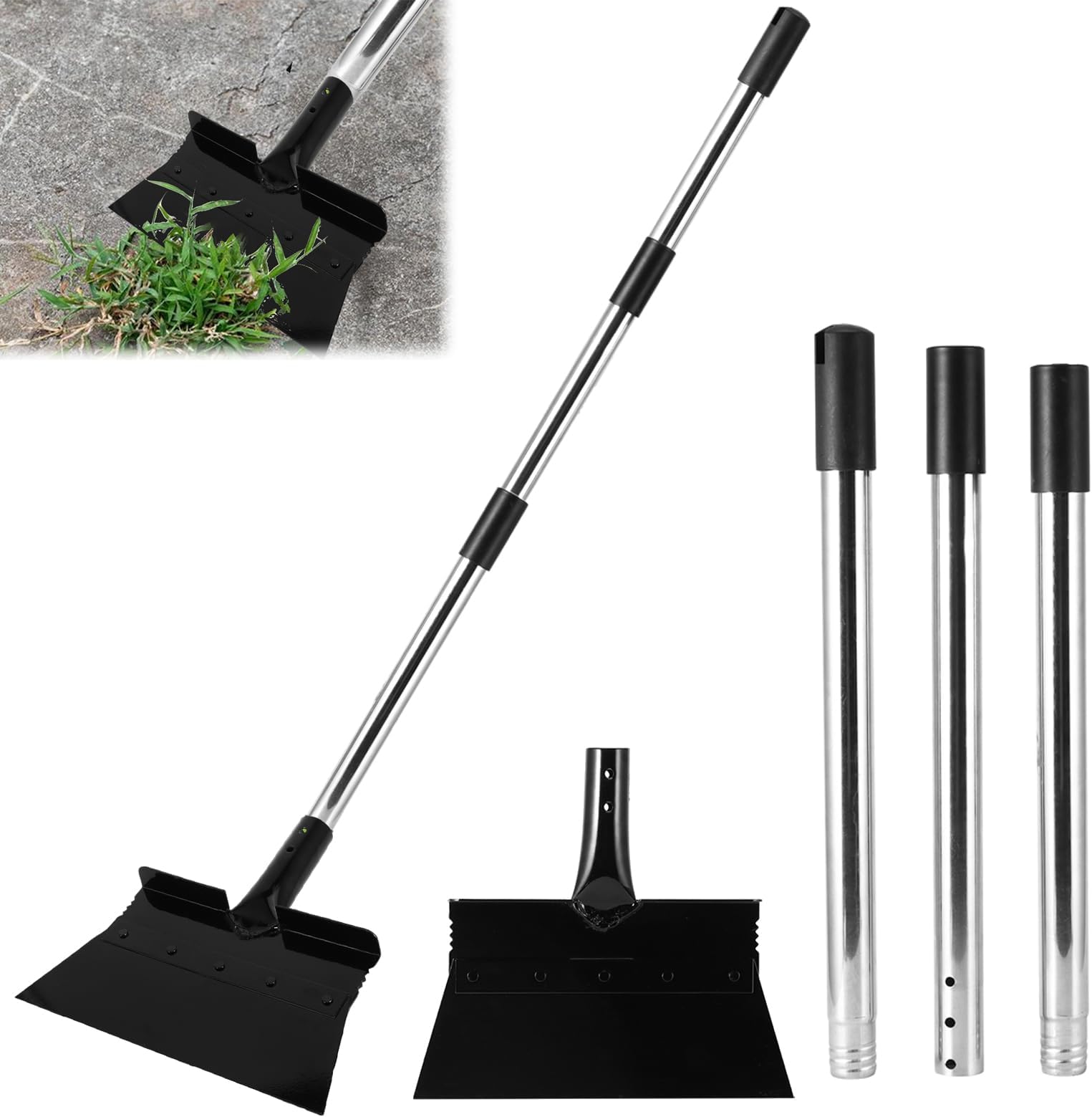Amazon.com : Snow Shovel, Ice Scraper Tool for Driveway with 2.8mm ...