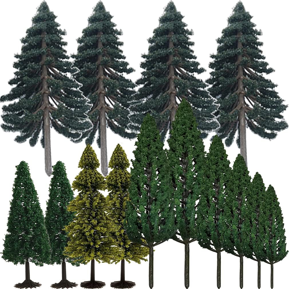 Amazon.com: Model Trees Hobby Train Scenery Set Artificial Miniature ...