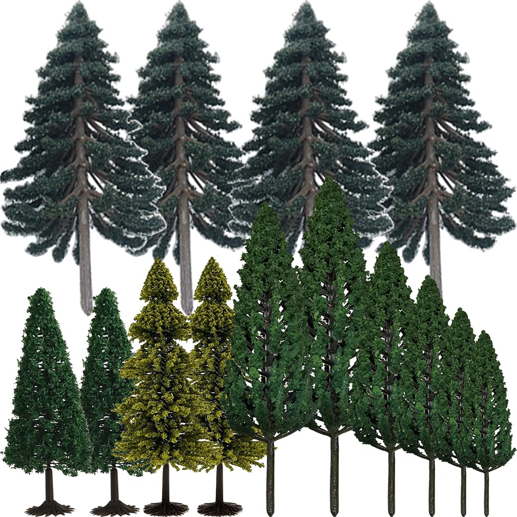 Amazon.com: Model Trees Hobby Train Scenery Set Artificial Miniature ...